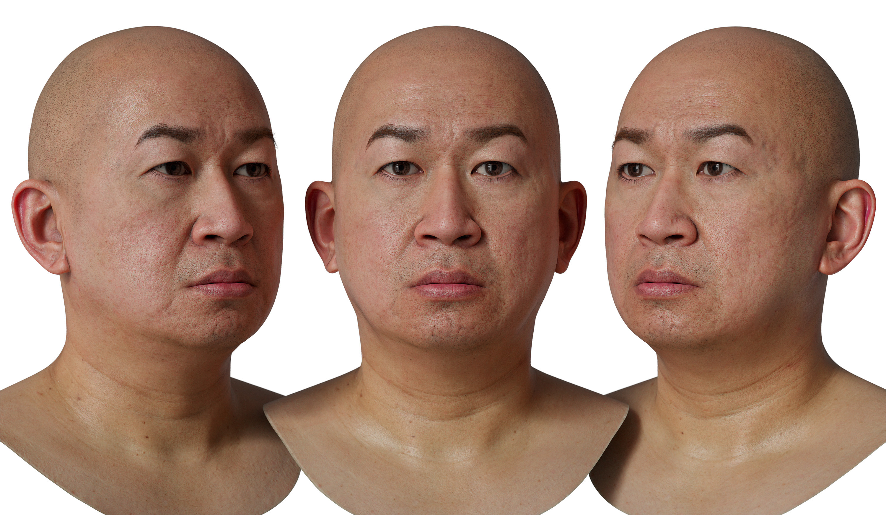 3D Scan Store - 80 x New HD Head Scans