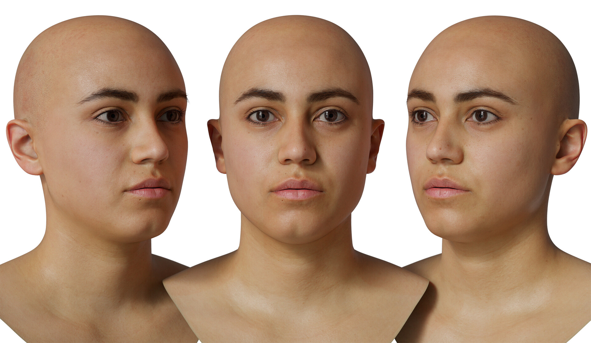 3D Scan Store - 80 x New HD Head Scans
