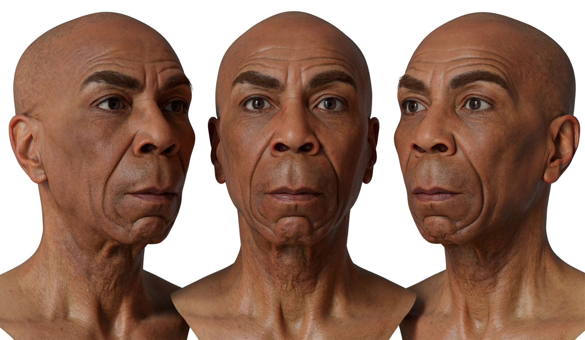 3D Scan Store - 80 x New HD Head Scans
