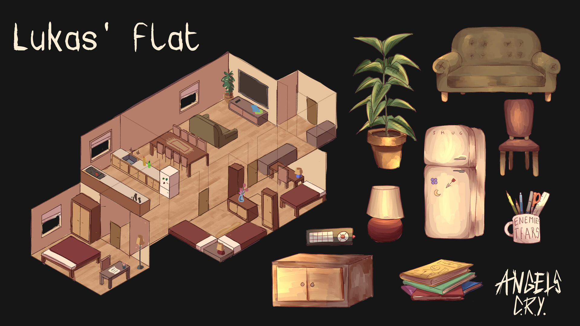 ArtStation - Lukas' flat