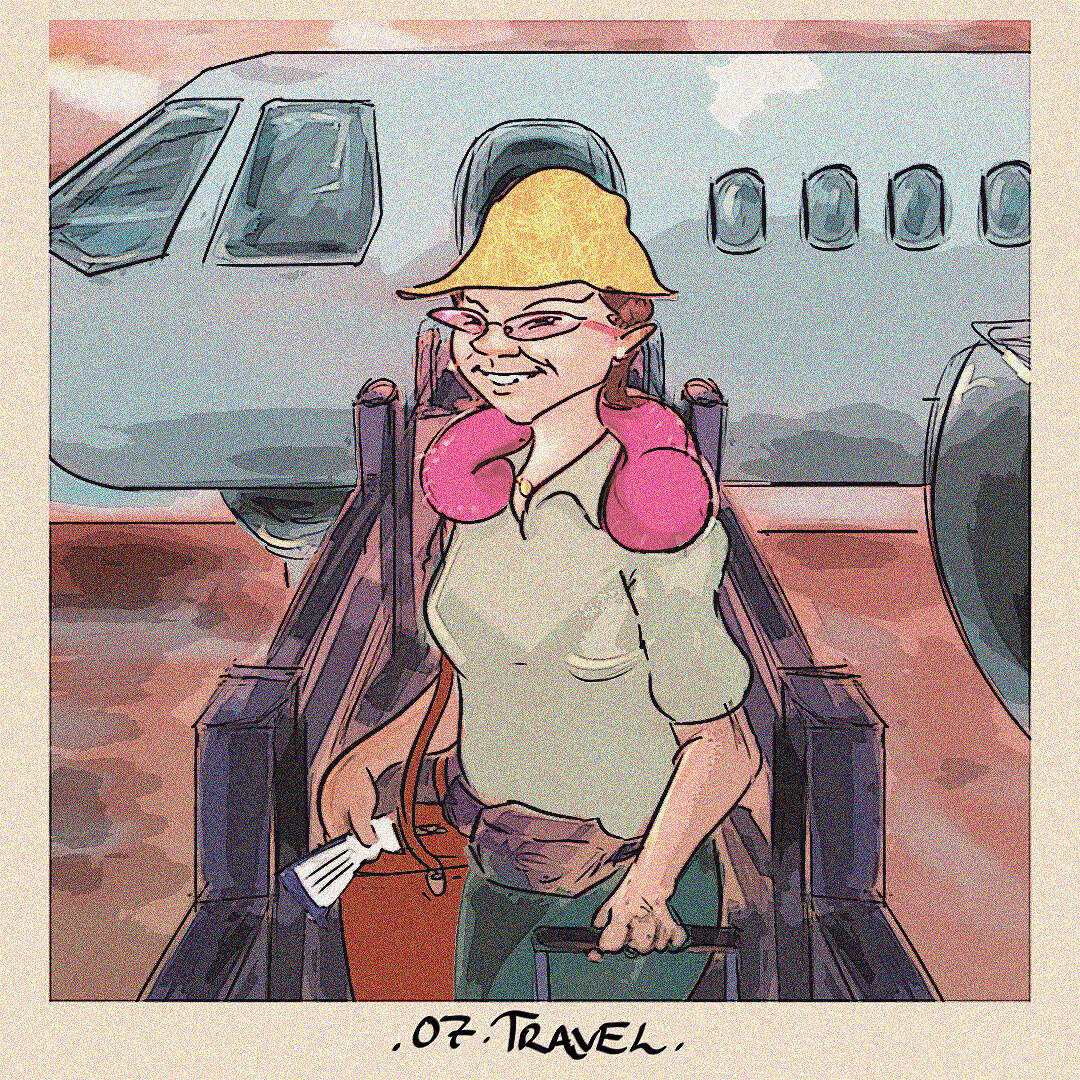 ArtStation - INKTOBER (07) TRIP