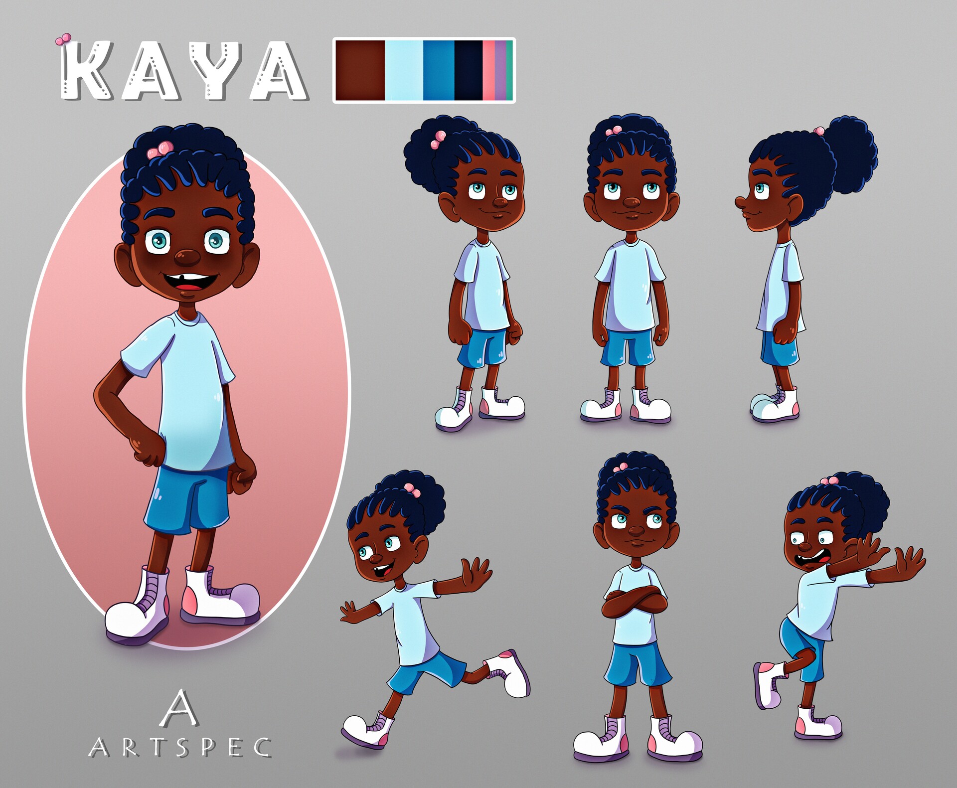 ArtStation - Kaya Character Sheet
