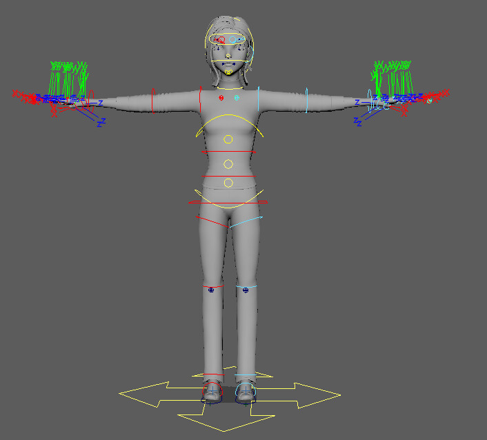 ArtStation - Full Rigging