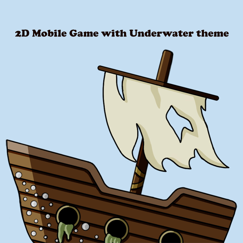 ArtStation - 2D Mobile Game with Underwater Theme