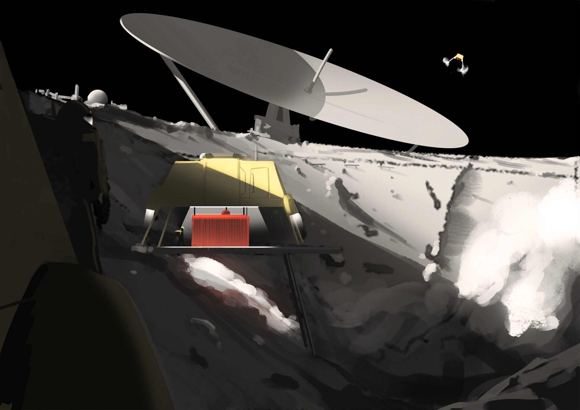 ArtStation - Industrial Lunar Lander