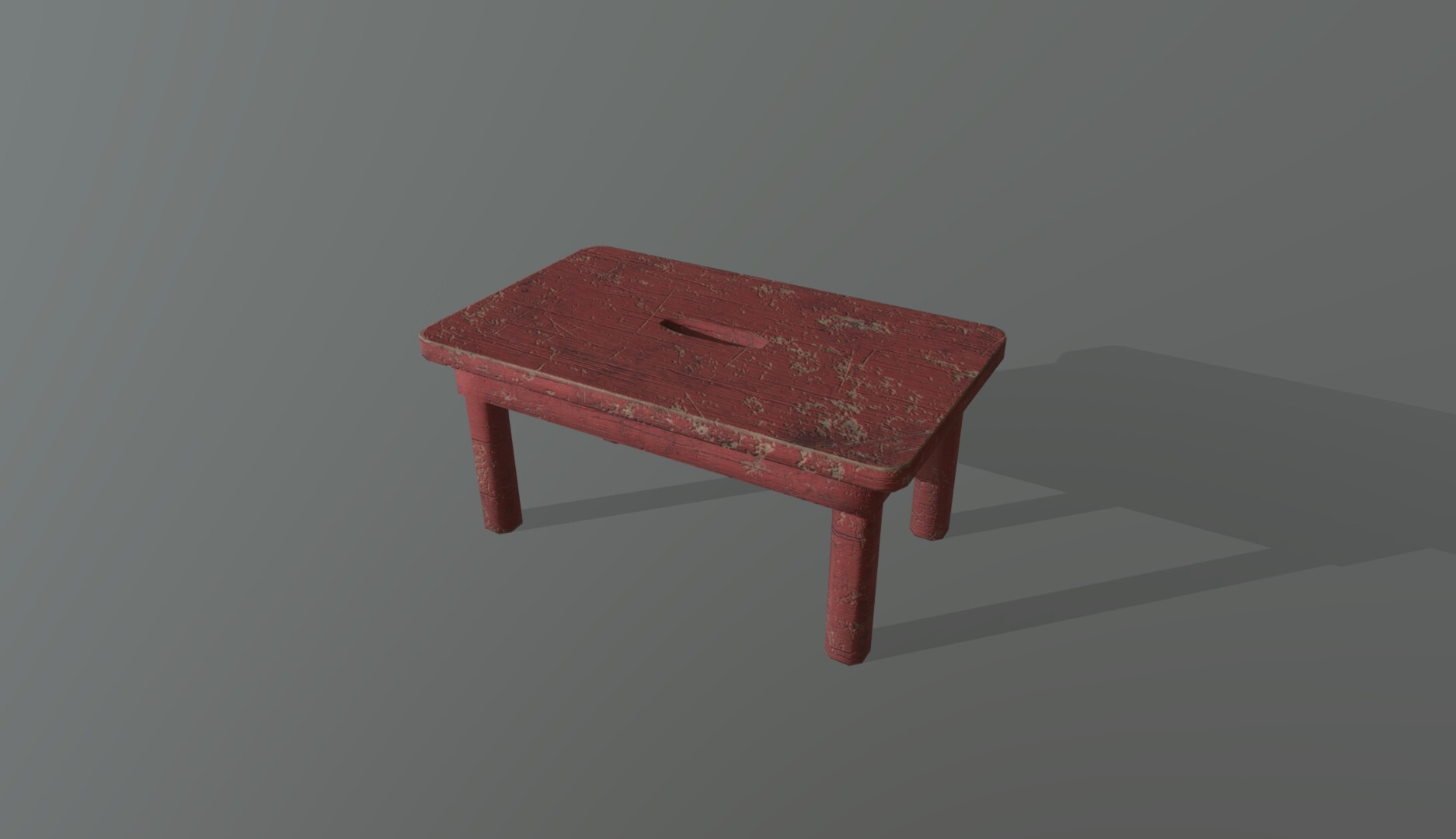 ArtStation - Wooden Stool Prop