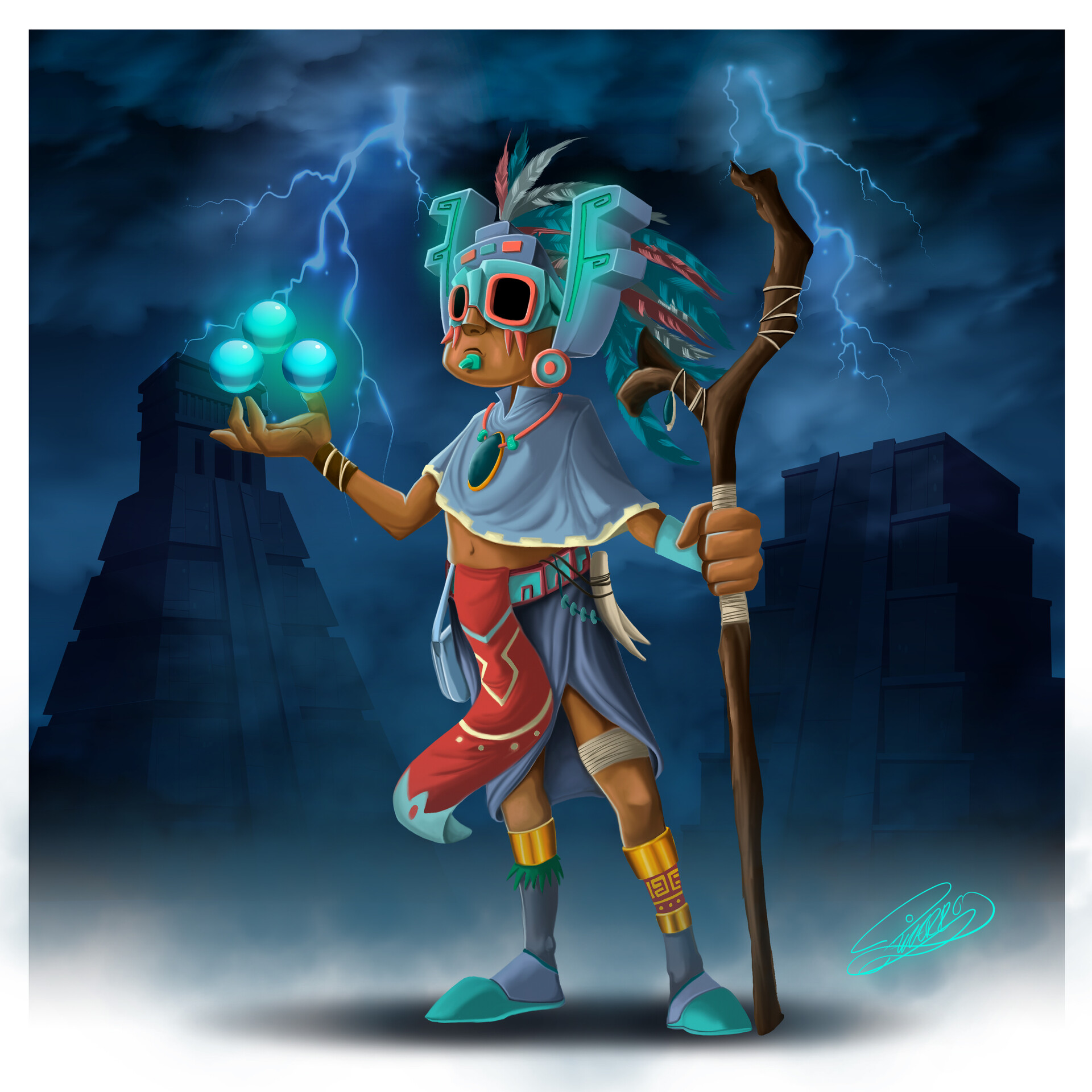 ArtStation - Brujo Prehispanico