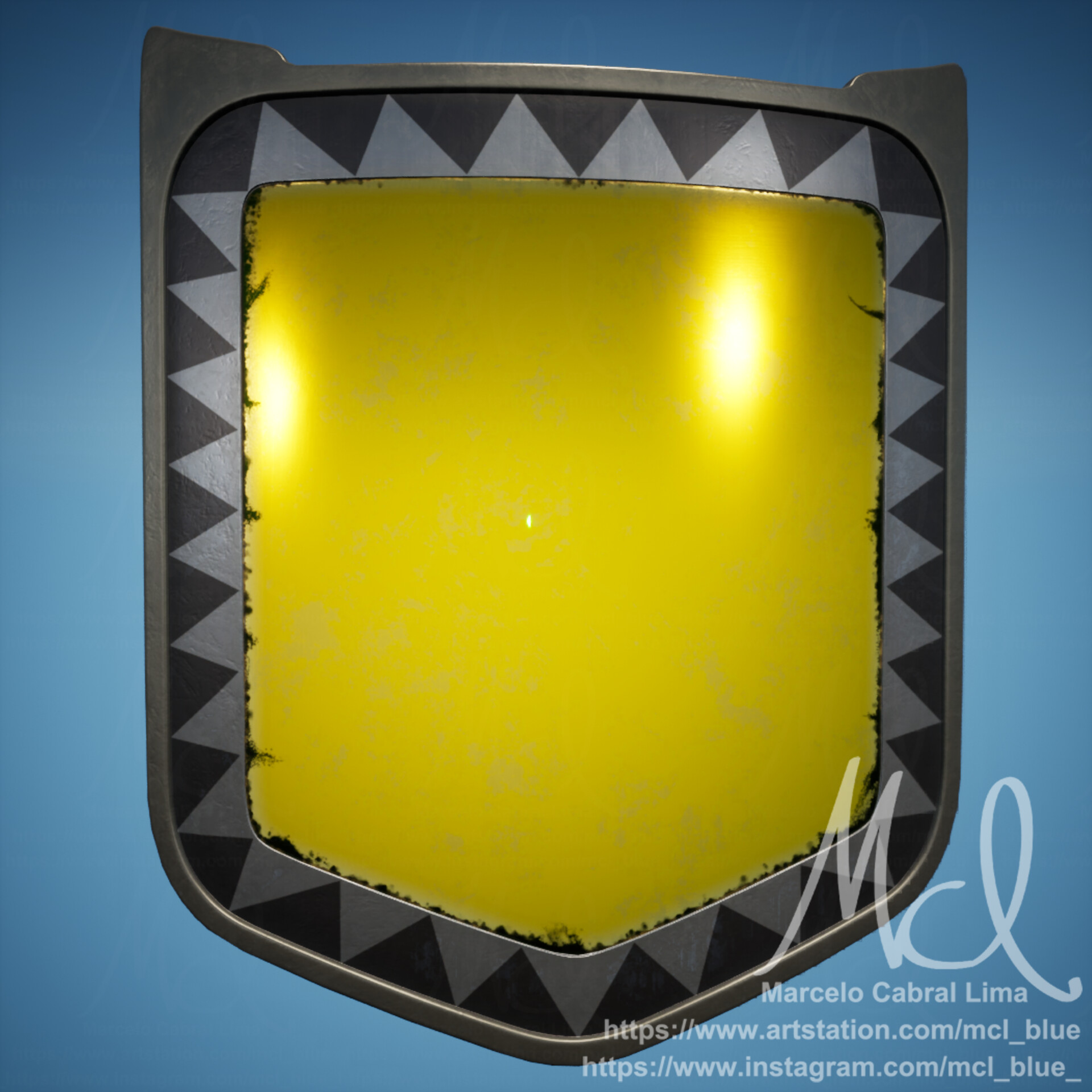 ArtStation - Mirror Shield (A Link to the Past)