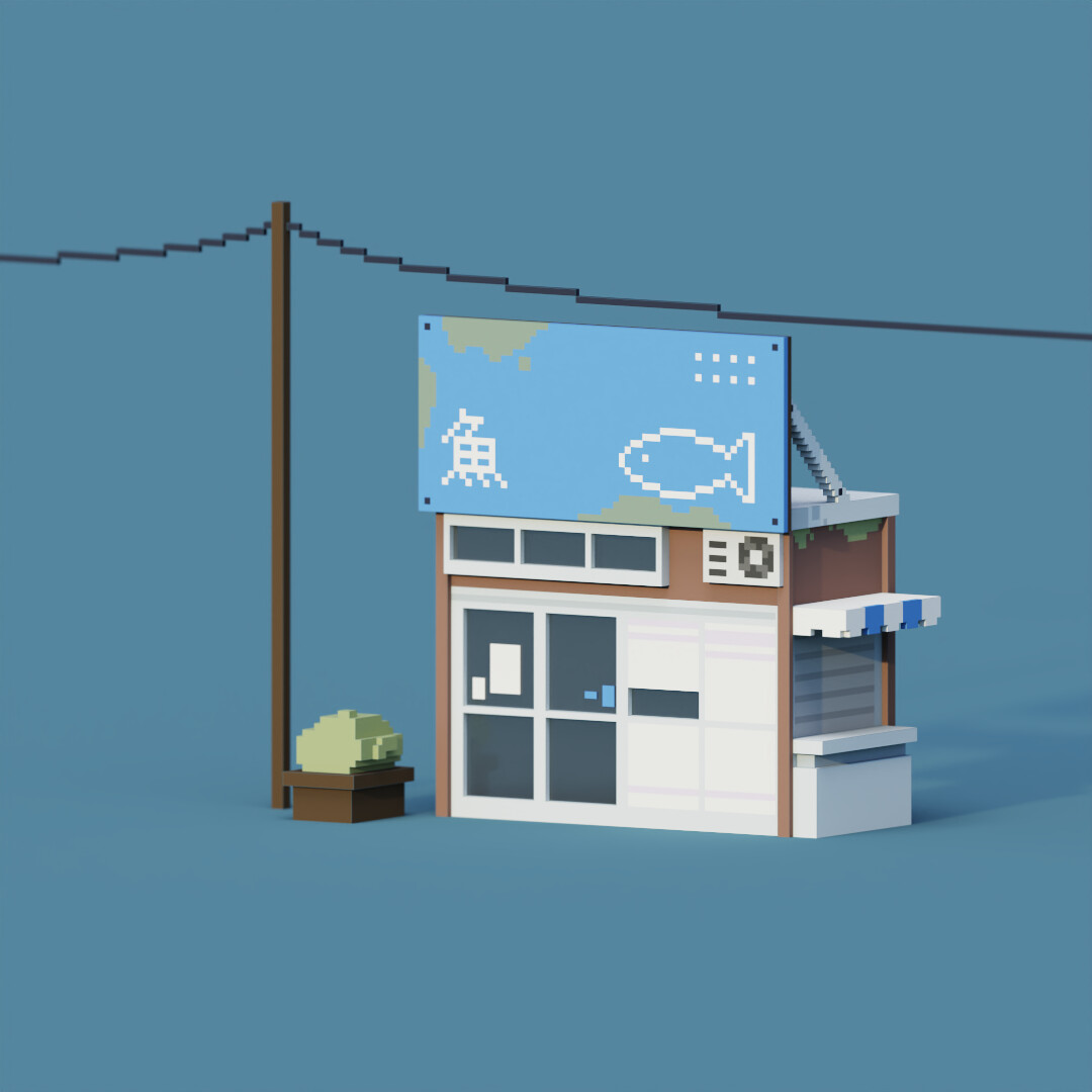 ArtStation - Fish Shop