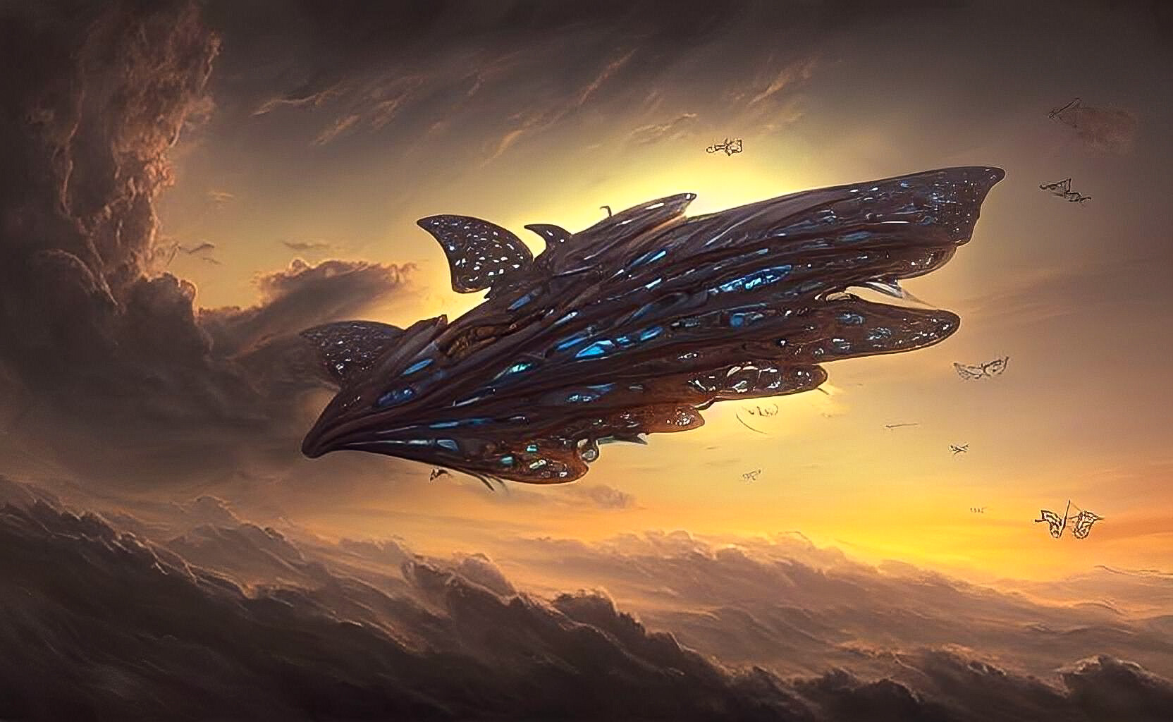 ArtStation - Butterfly Space Hive