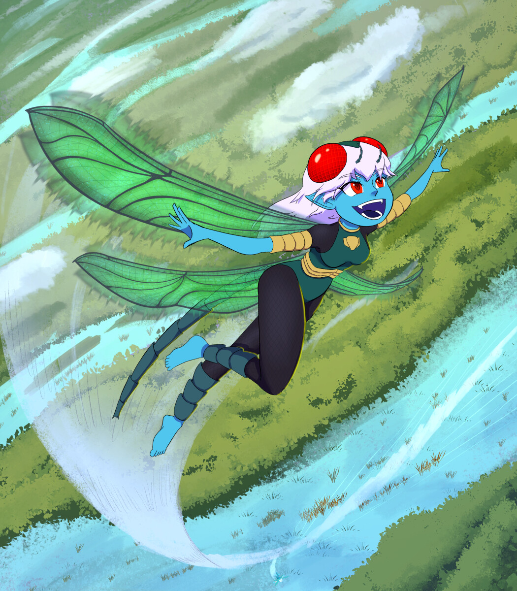 ArtStation - Wind Fairy of the Marshlands