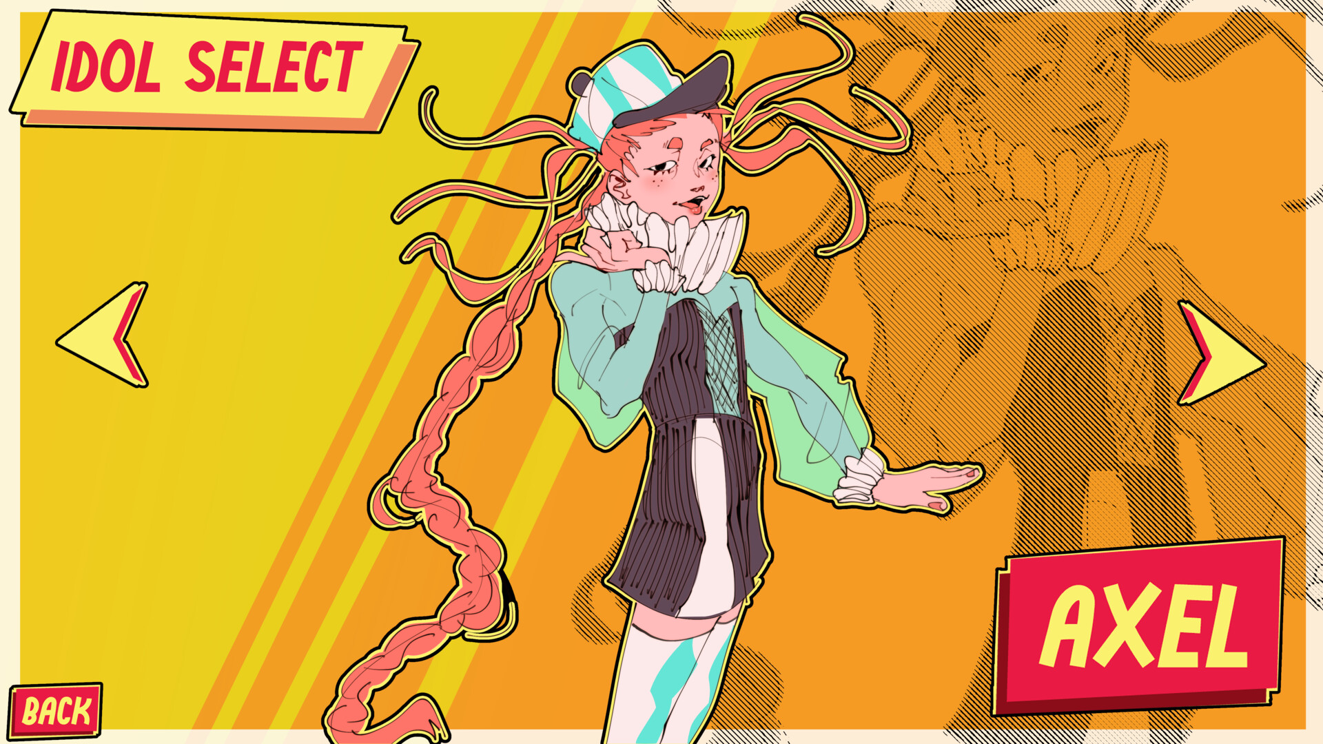 ArtStation - character menu design