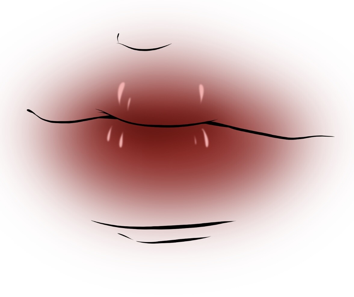 how to draw gacha life mouth