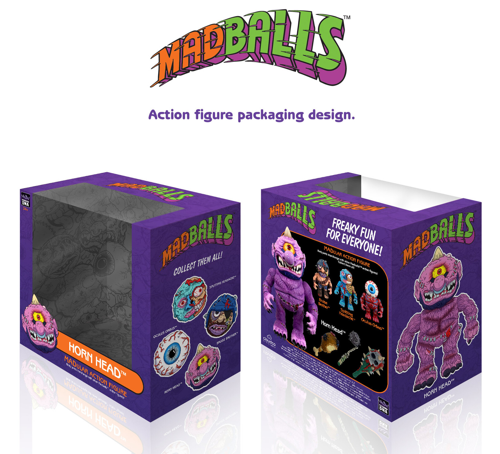 Andrew Cramer - Madballs Package Design