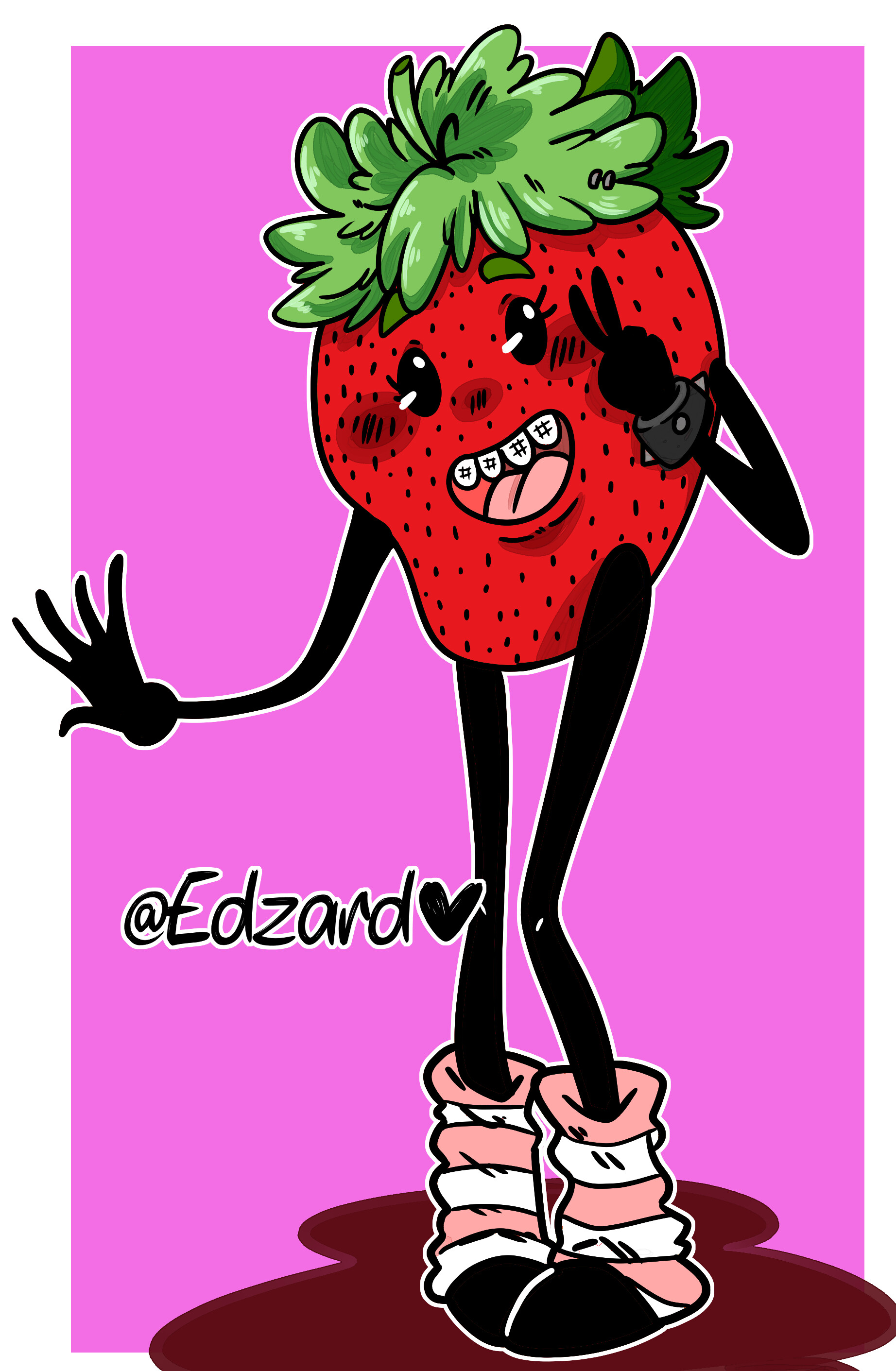 ArtStation - Oc Toon - Capicine The Strawberry