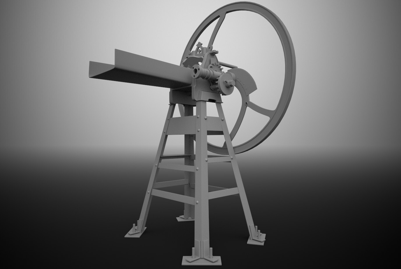 ArtStation - chaff machine modeling