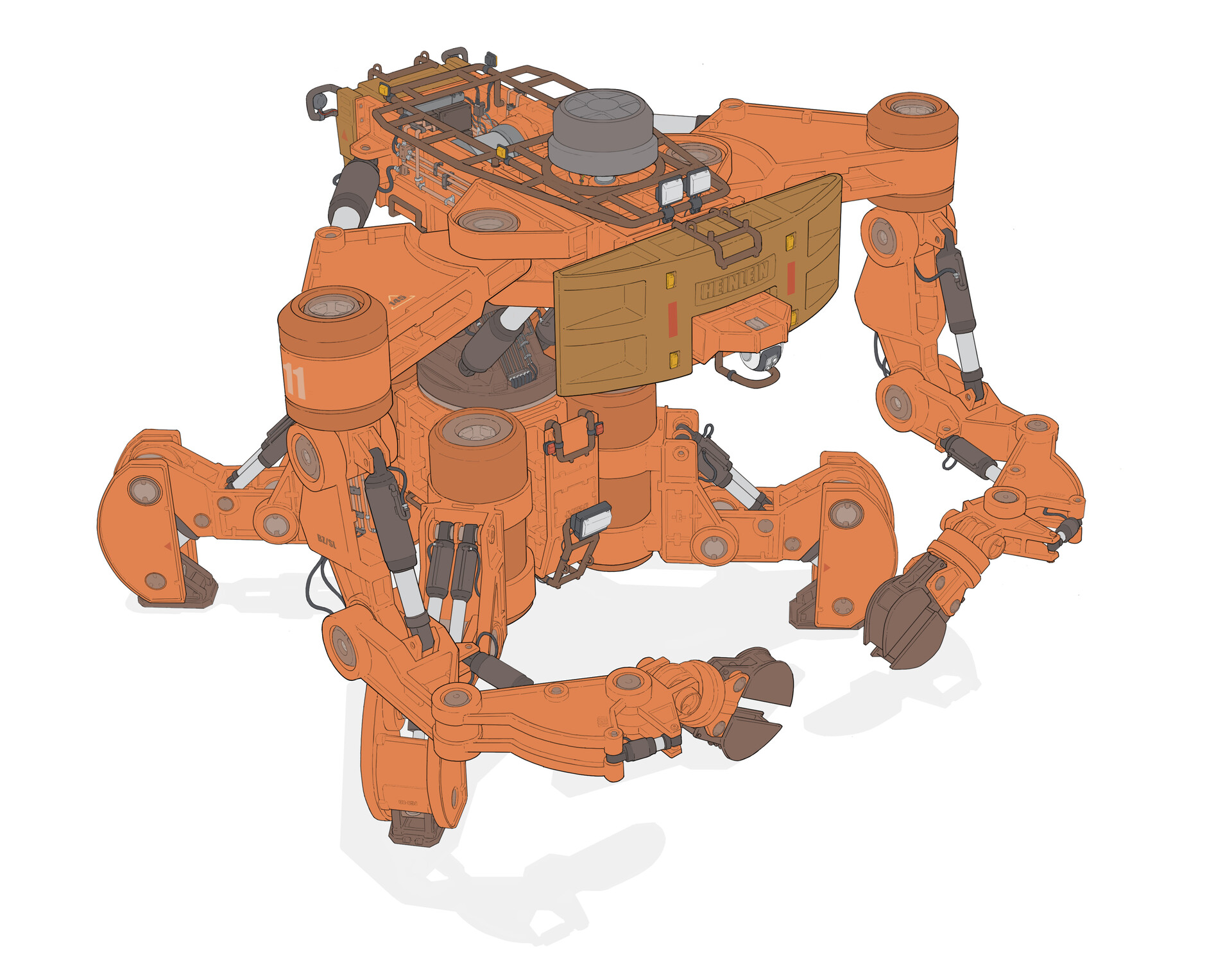ArtStation - Construction Mech