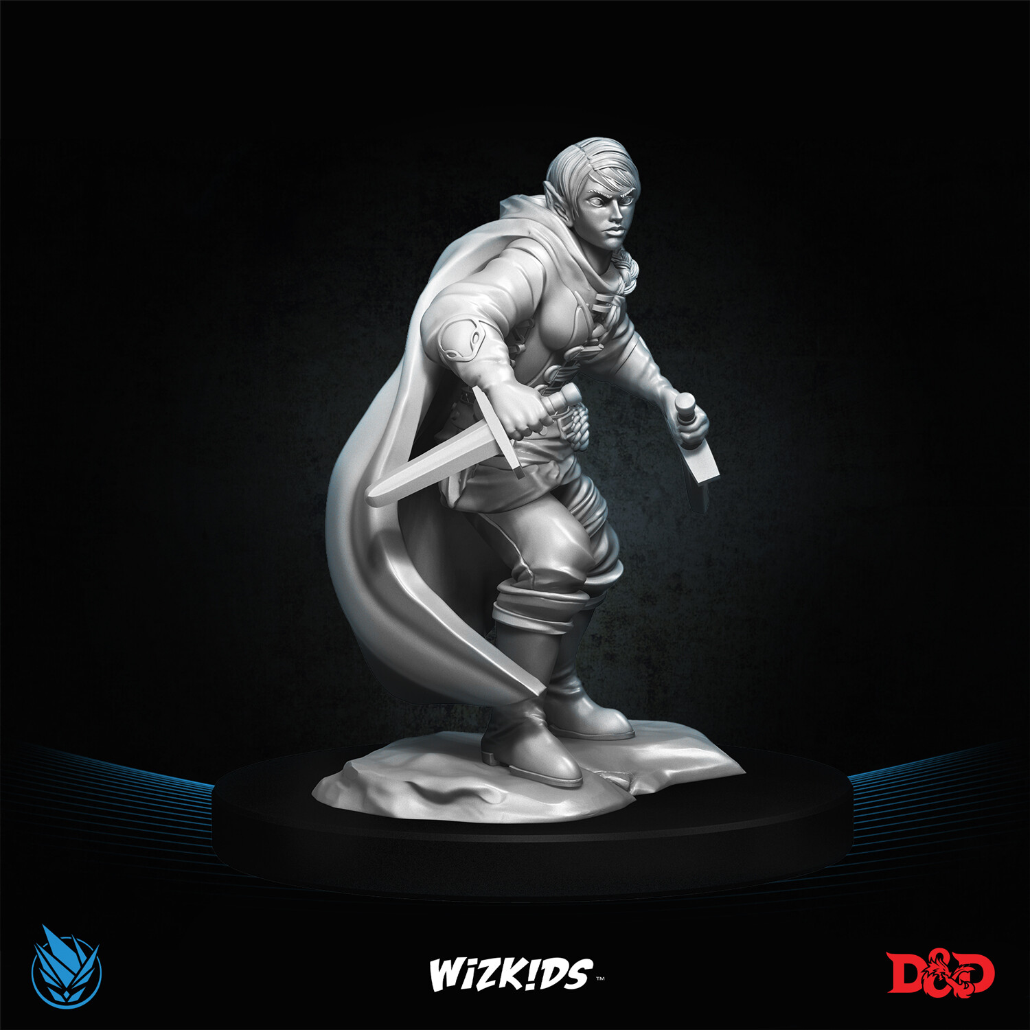 WildMesh Studio - Female Half-Elf Rogue - Low