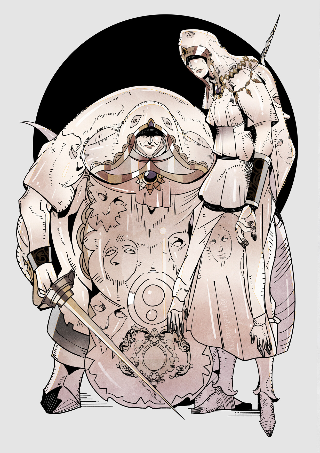 ArtStation - Godskin Noble & Godskin Apostle