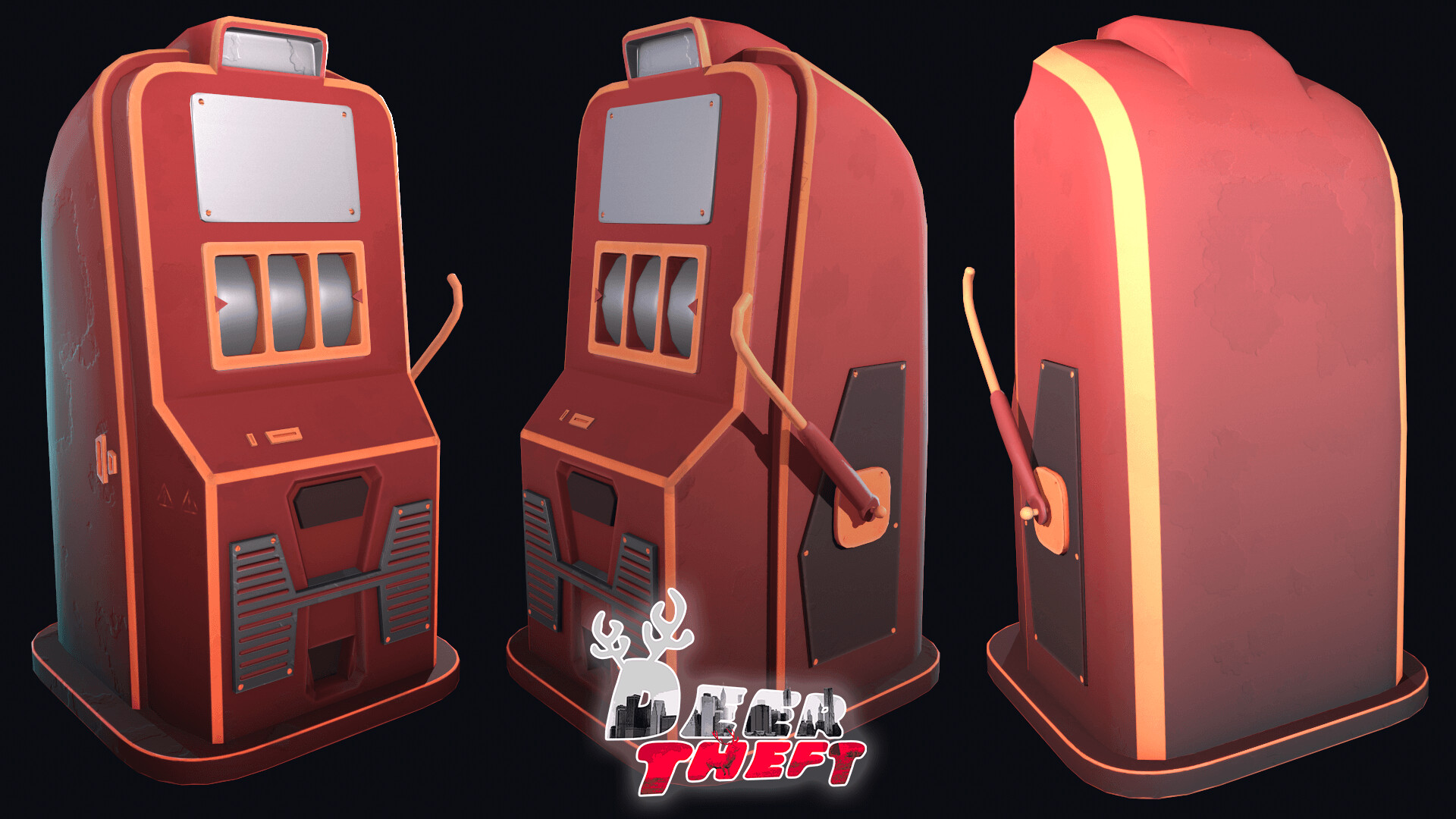 ArtStation - Stylized Slot Machin