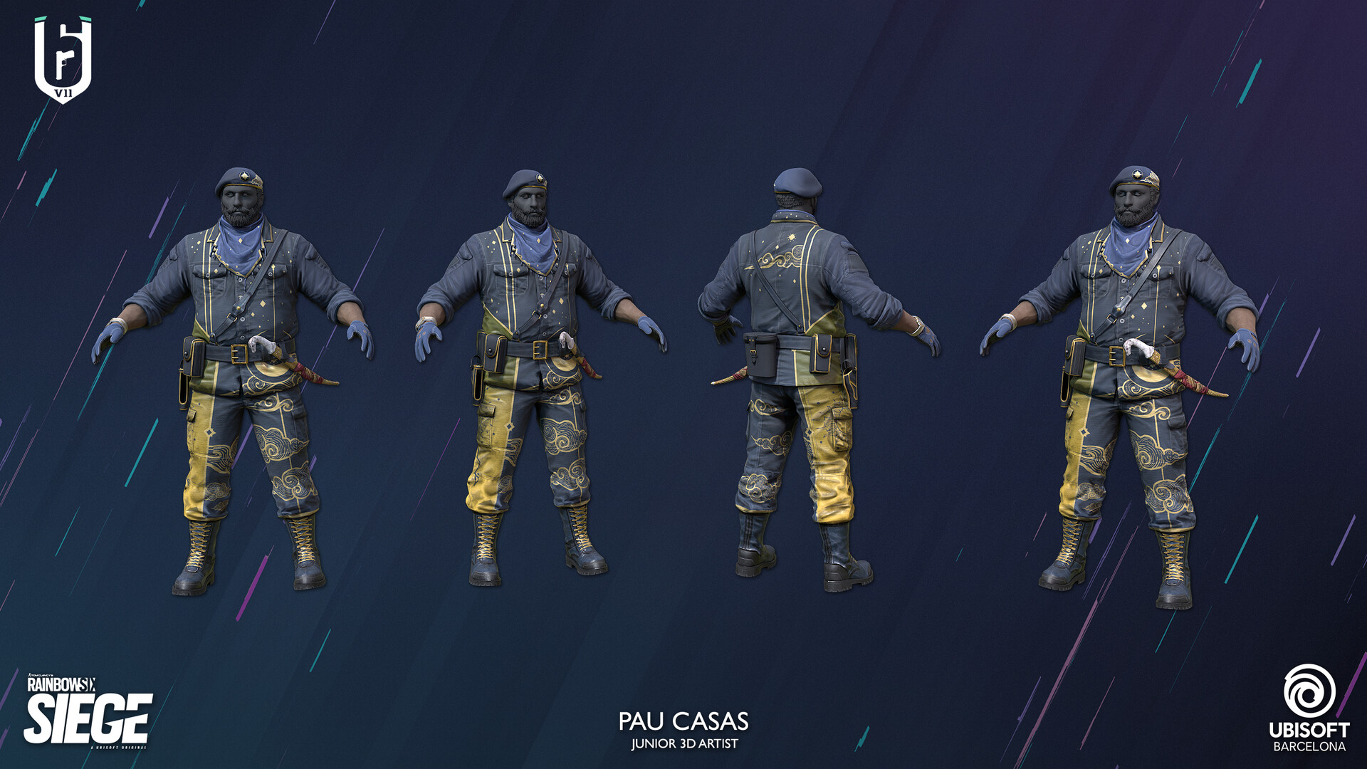 Pau Casas - Rainbow Six I Siege - Year 7 uniforms