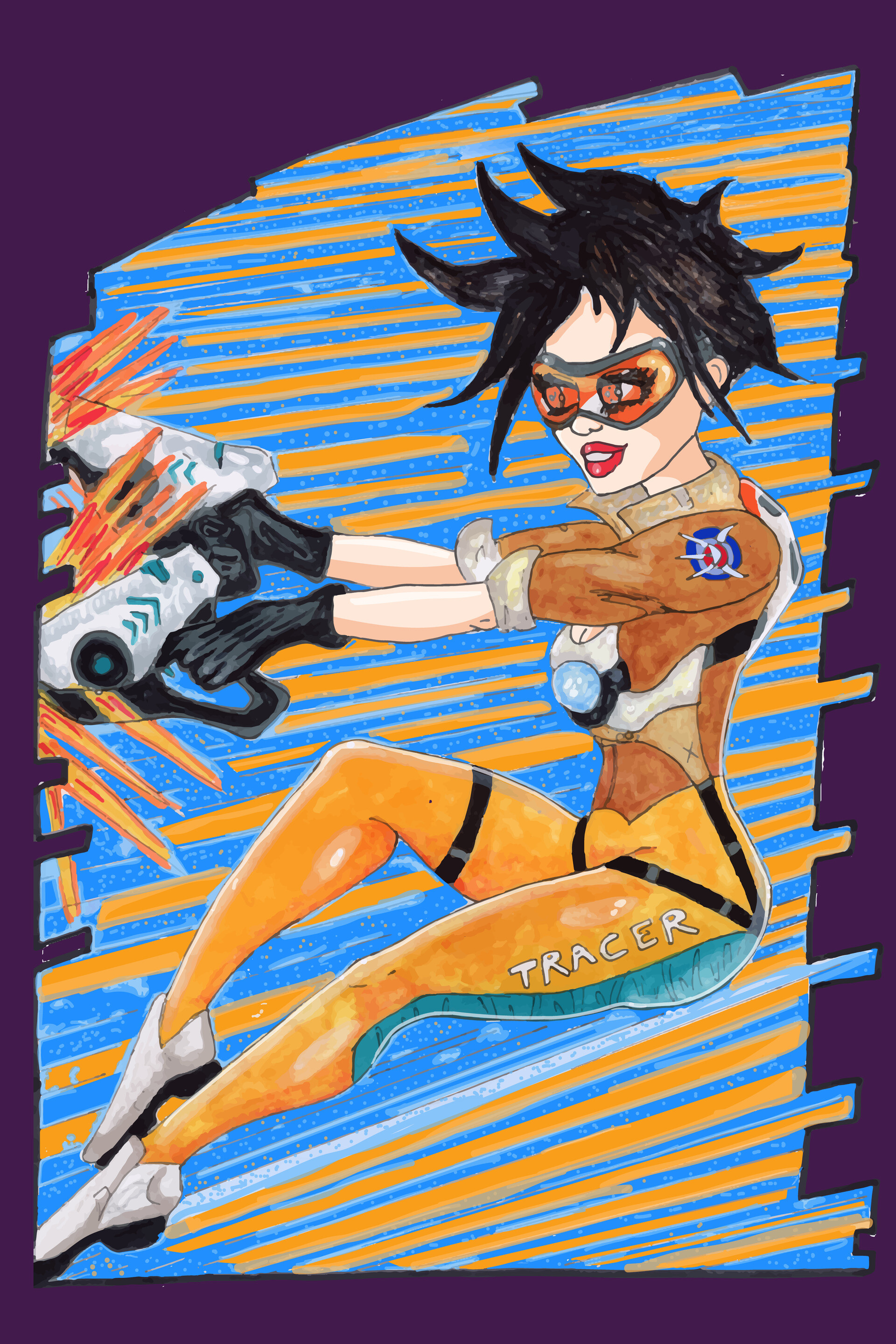 ArtStation - Tracer Overwatch