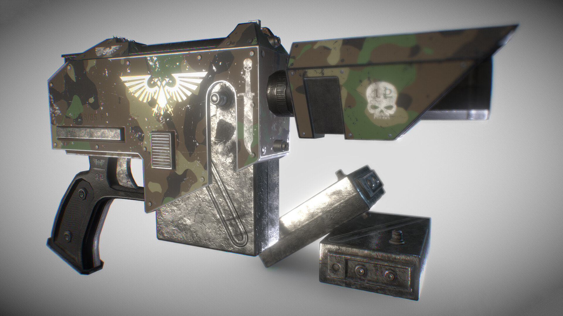 ArtStation - Heavy Laspistol