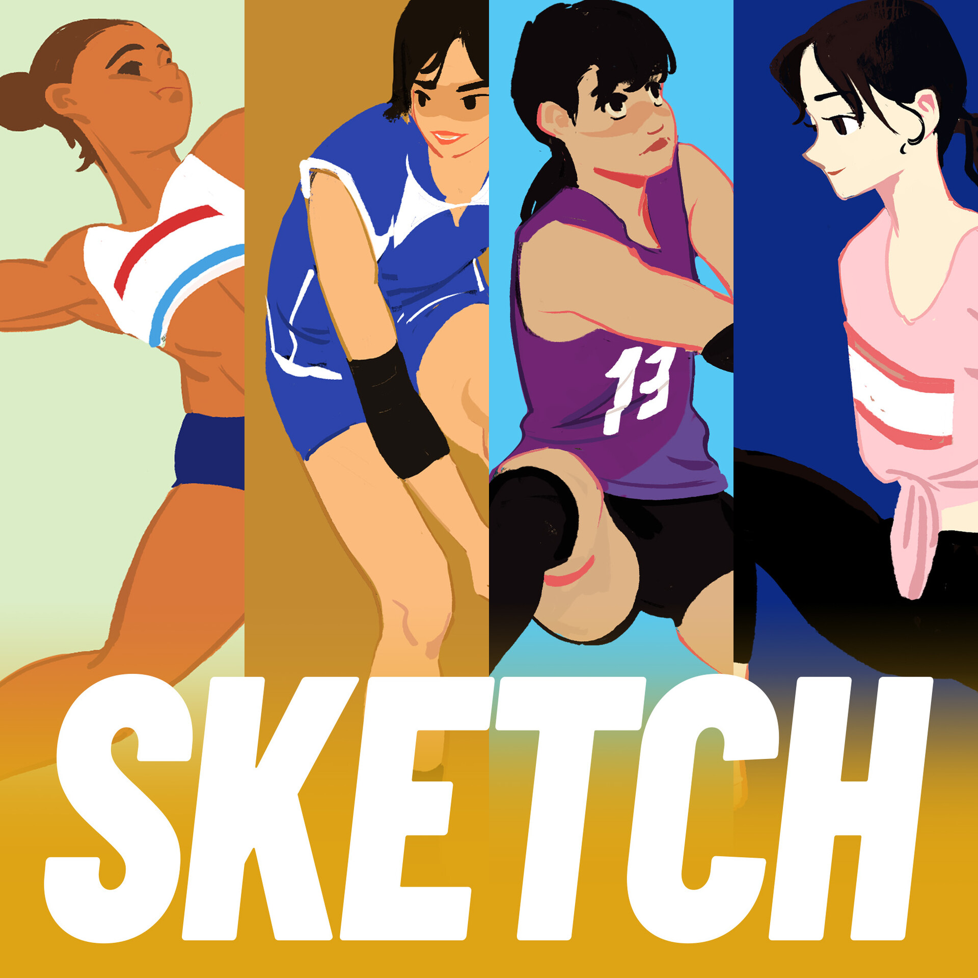 ArtStation - sports girl vol.2