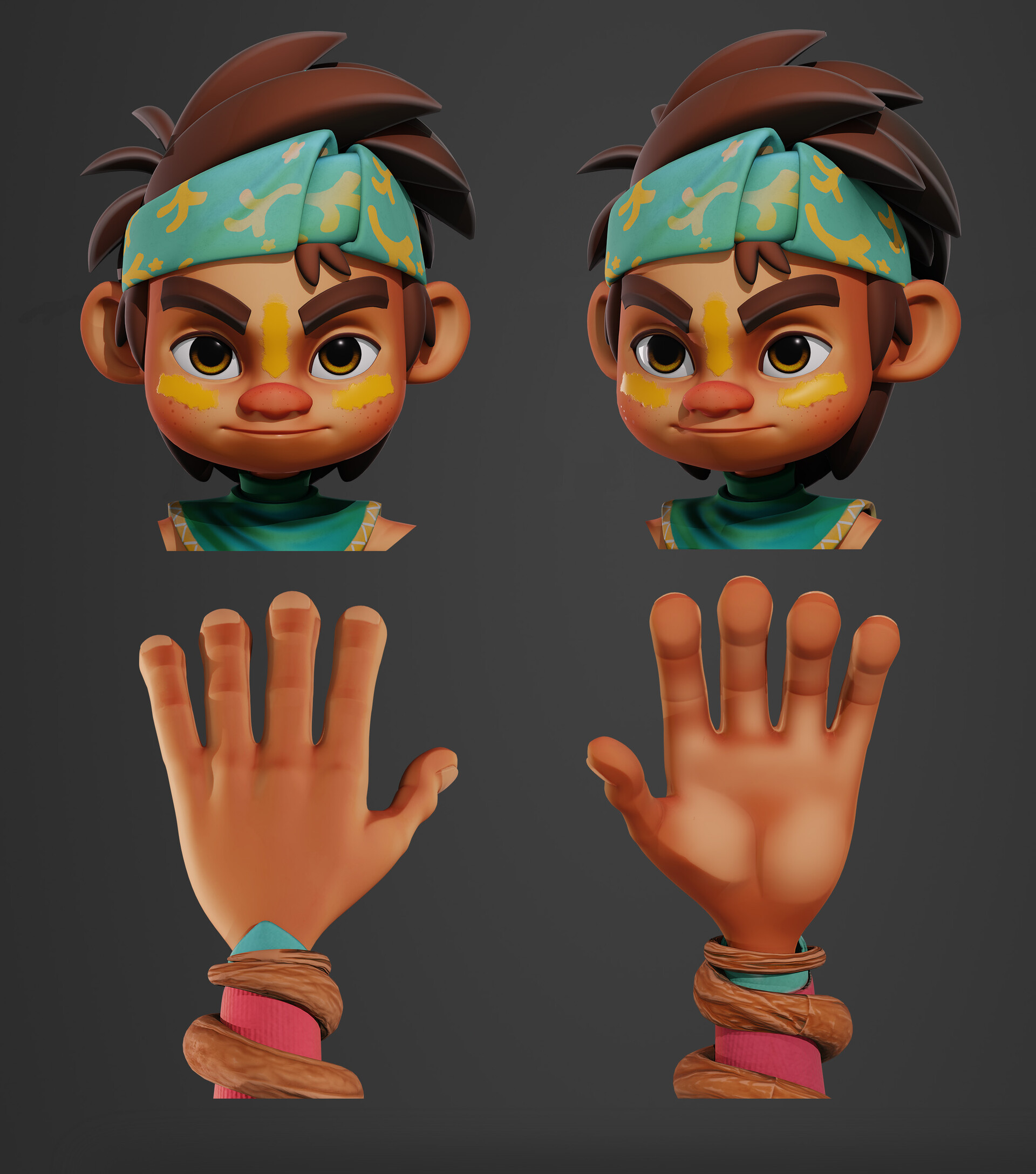 ArtStation - Stylized Tribal Character