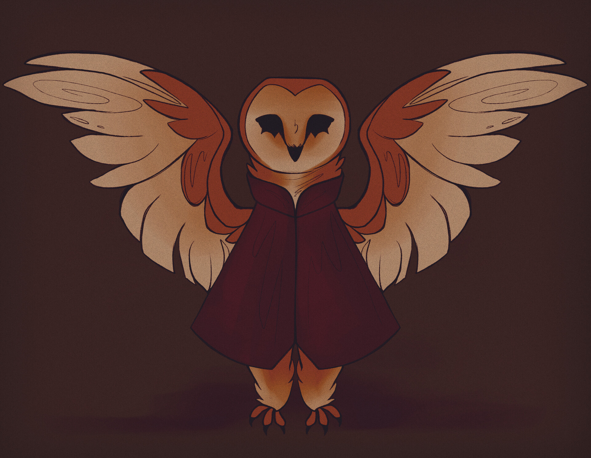 ArtStation - Cloaked owl