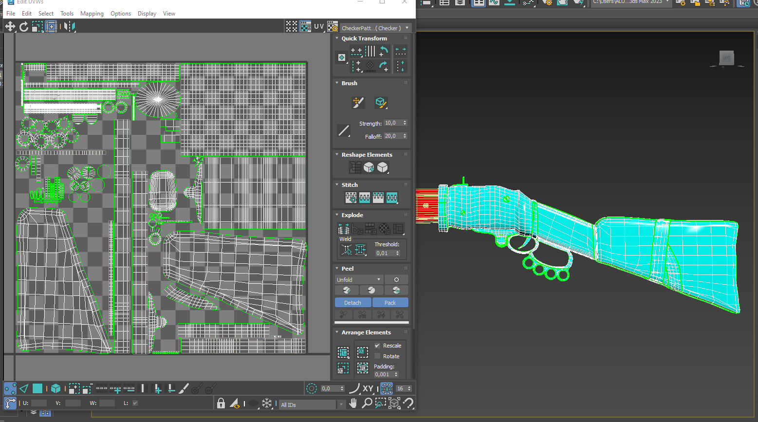 David Olivera - Shotgun with Axe
