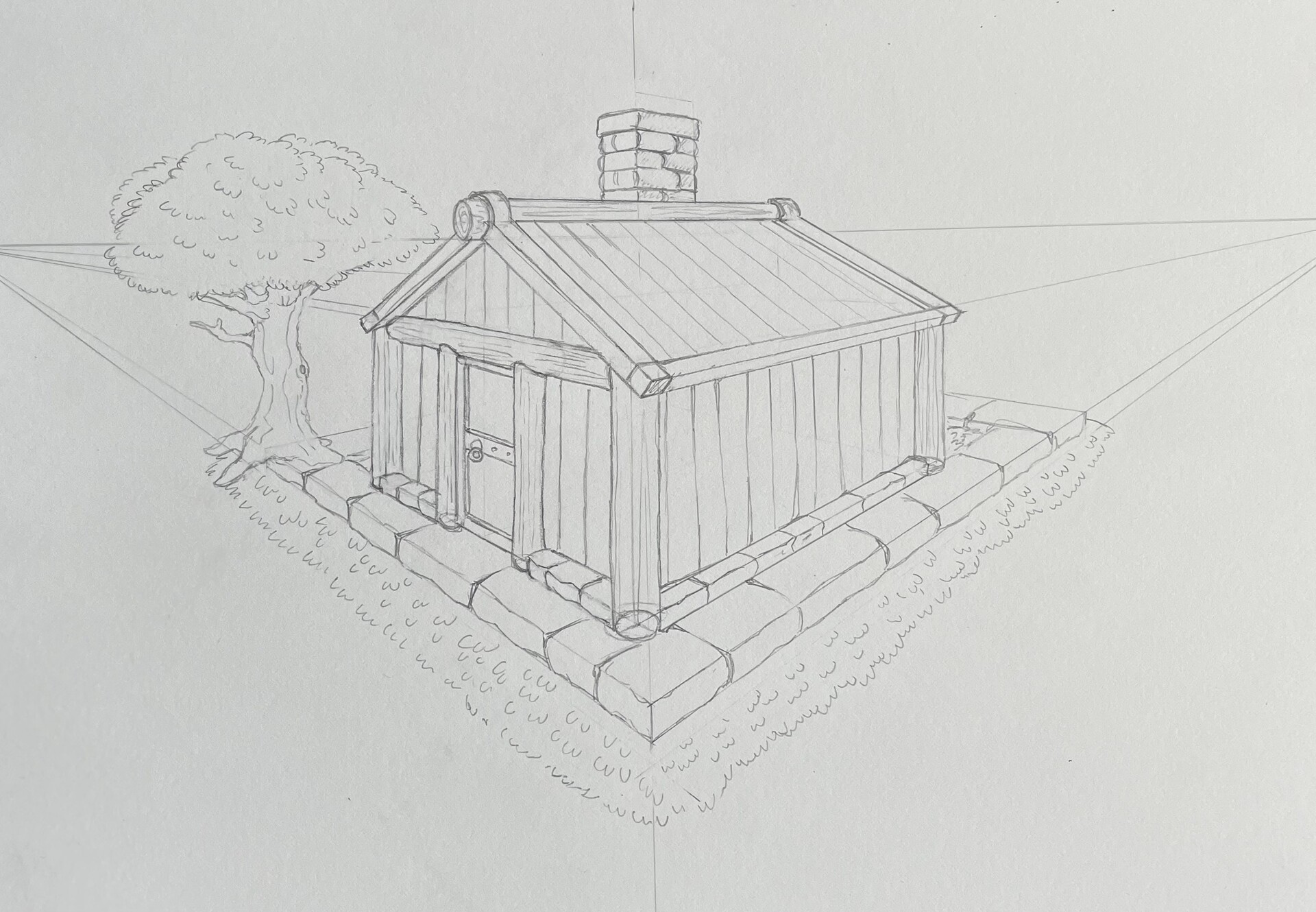 ArtStation - Perspective cabin