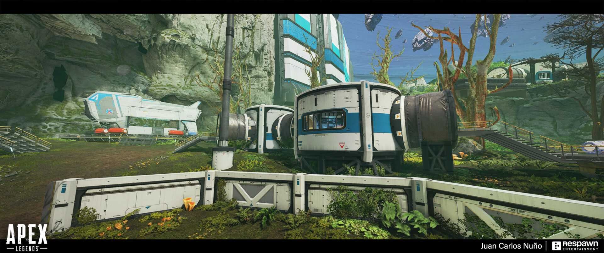 Juan Carlos Nuno - Apex Legends: Eclipse - Broken Moon - Lunar Habitat ...