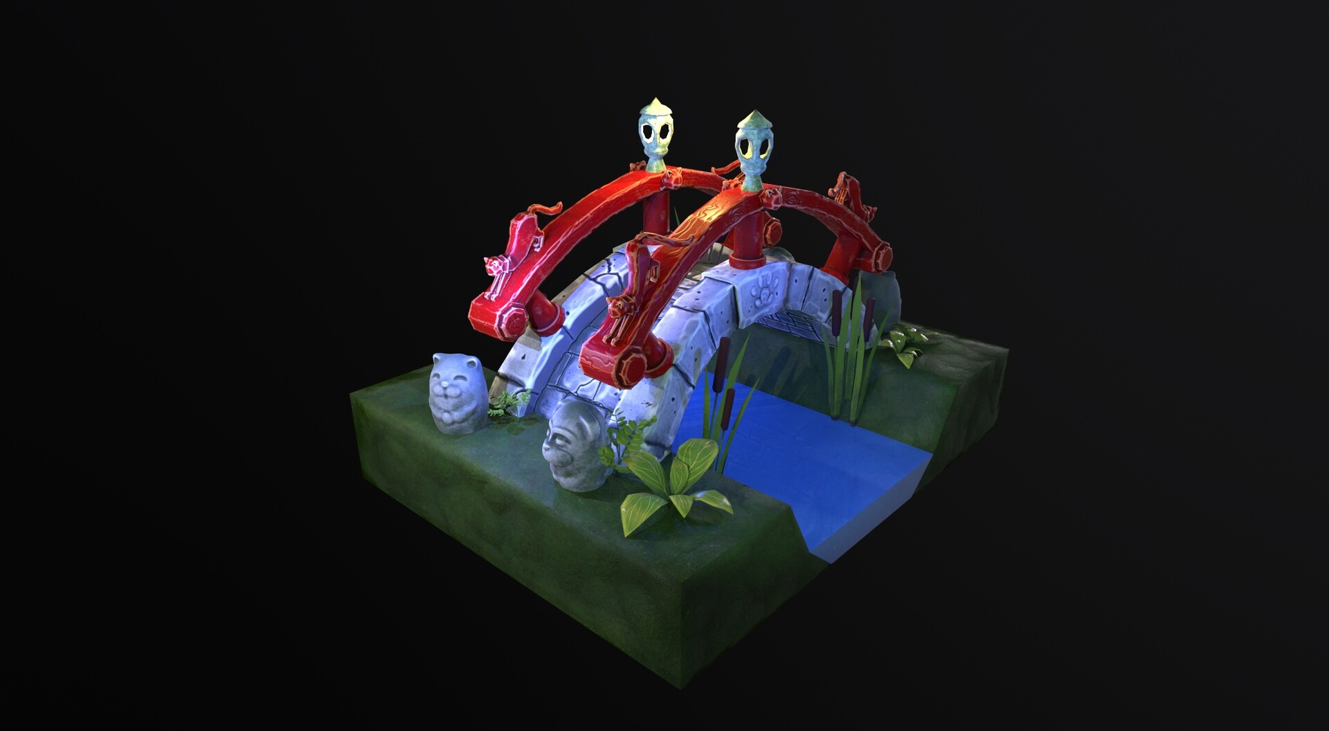 ArtStation - The Bridge of Midnight Whisper for Dragon's Rise: The ...