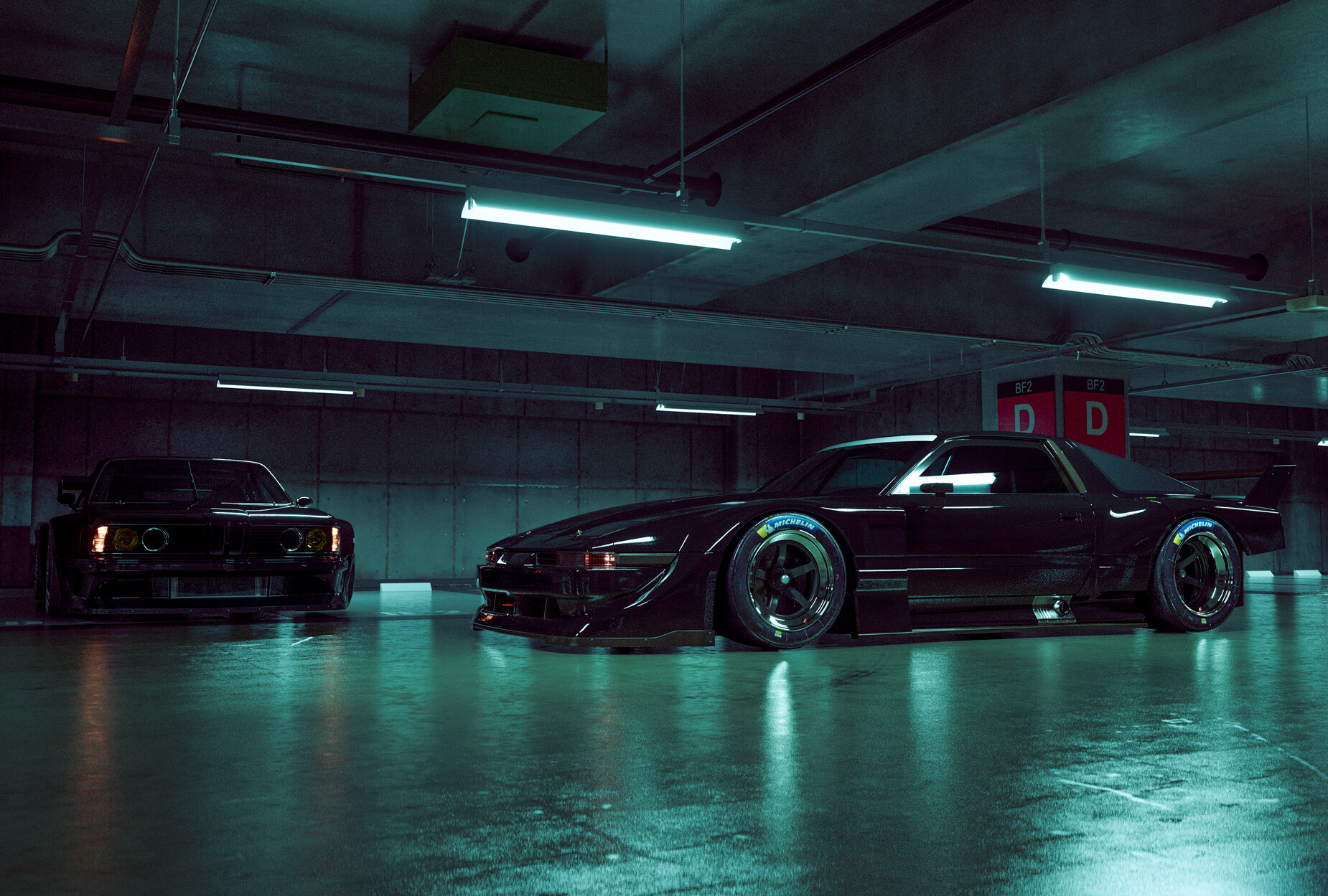 ArtStation - Underground garage meet up