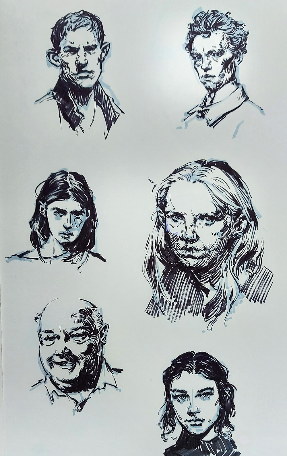 ArtStation - Ink + Gouache Studies Dump