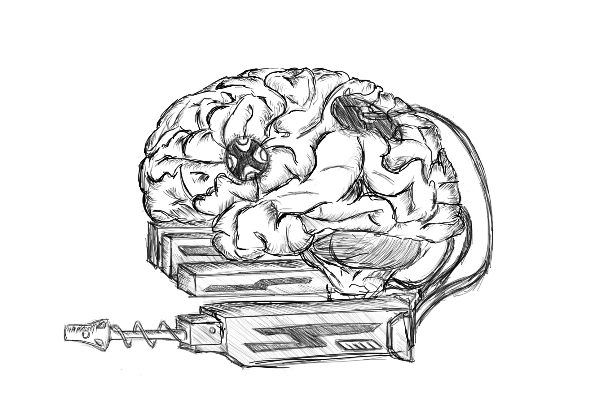 ArtStation - Brain Concept Art