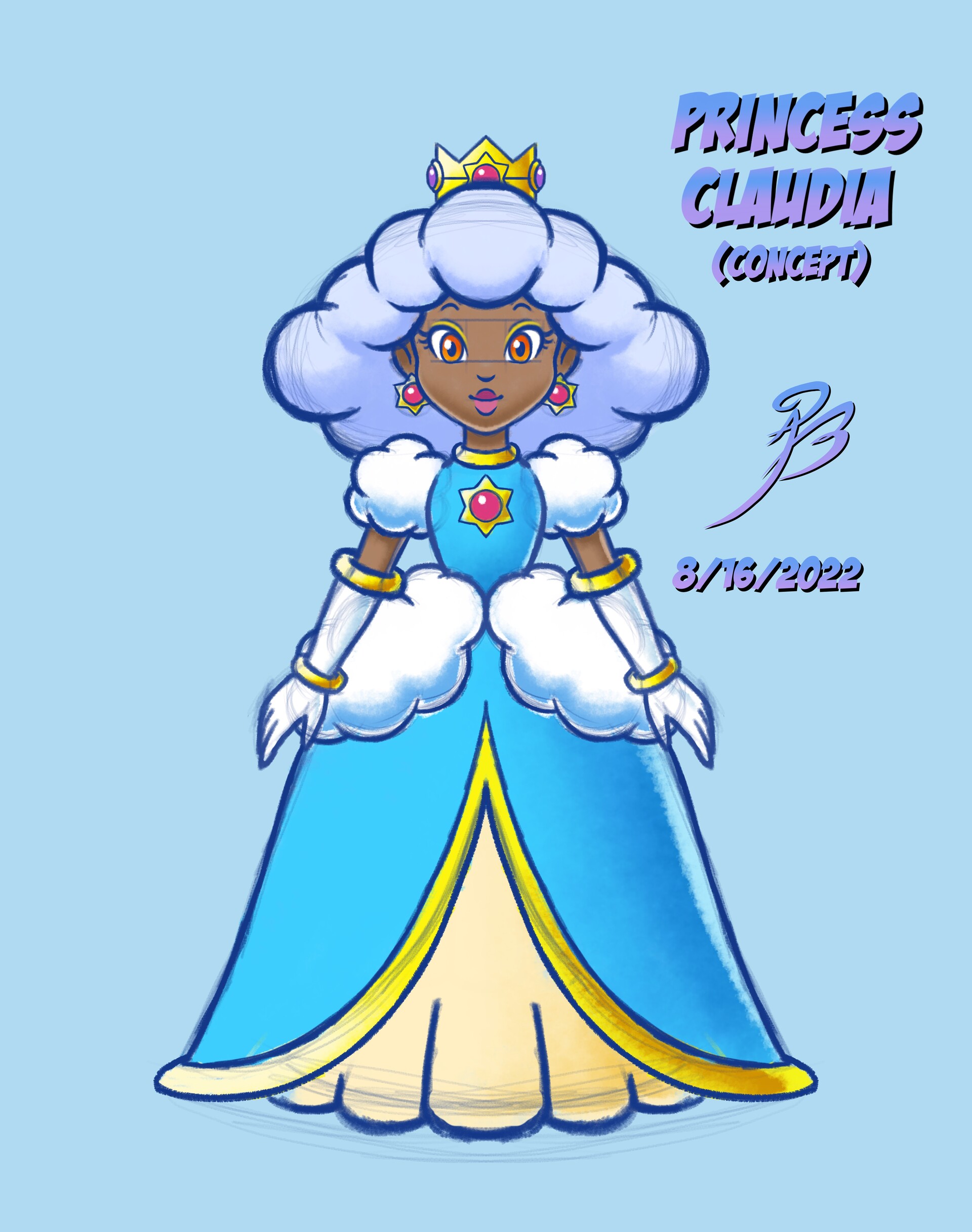 Angel B. - Princess Claudia (Mario Bros Fan Concept)