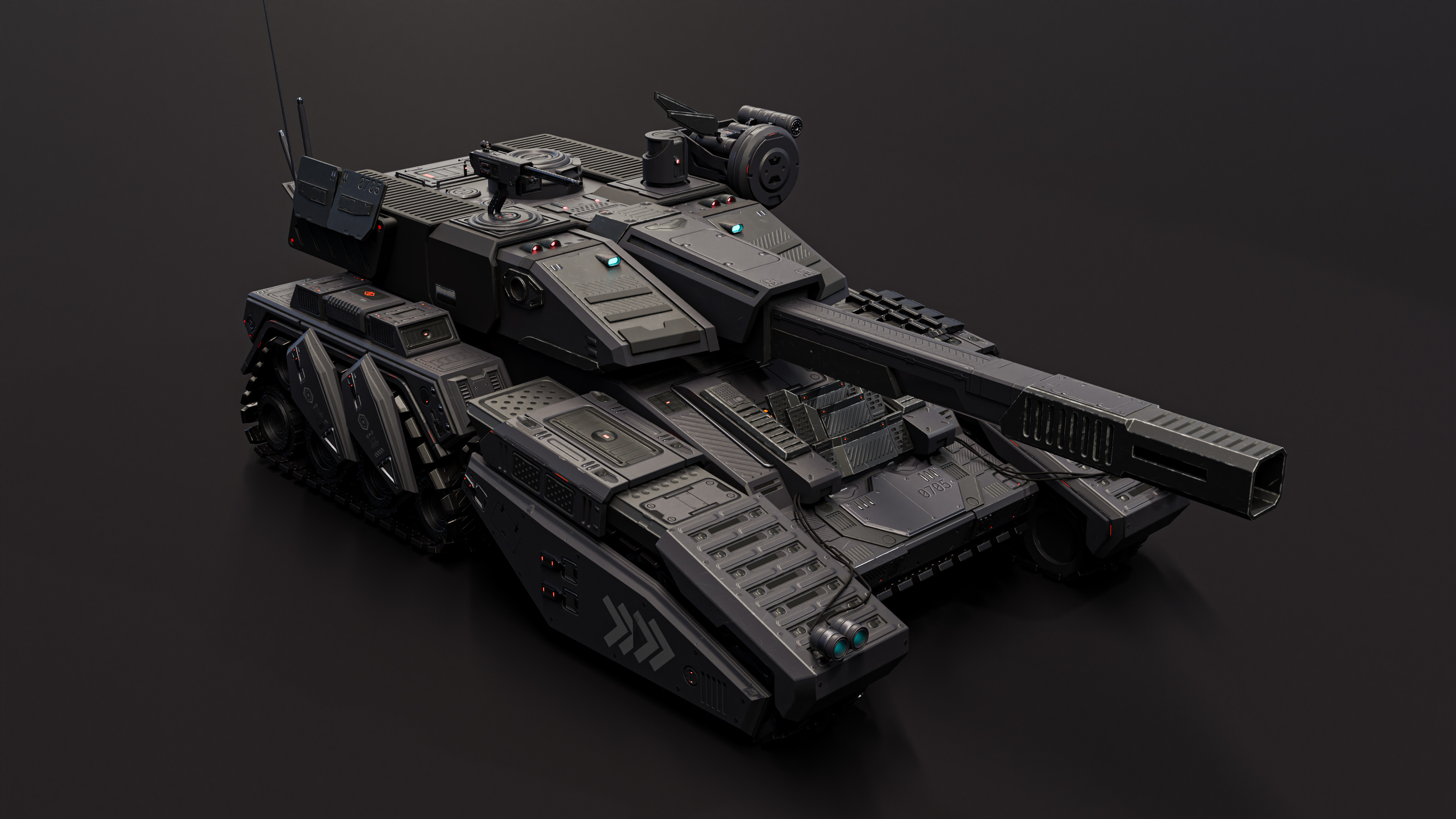 Innowise - Rattlesnake MK II. Cyberpunk tank concept