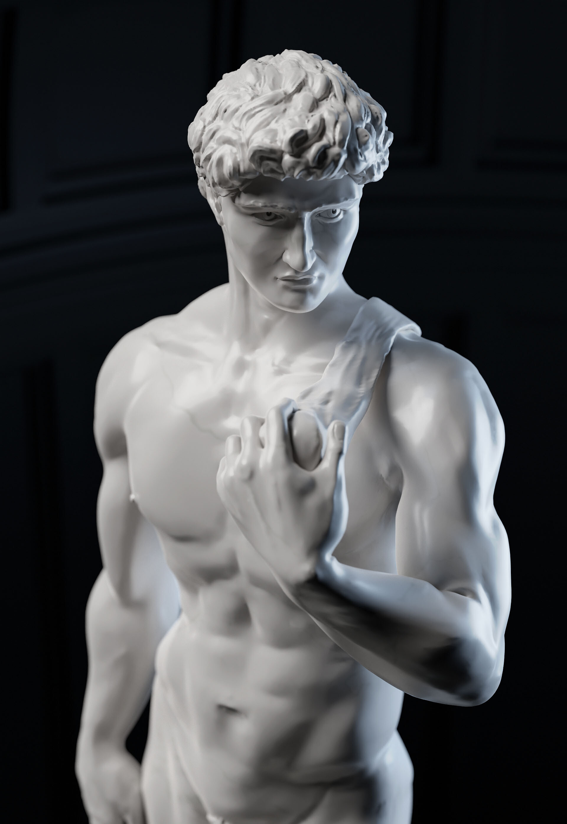 Rafal Topolski Portfolio - David 3D model