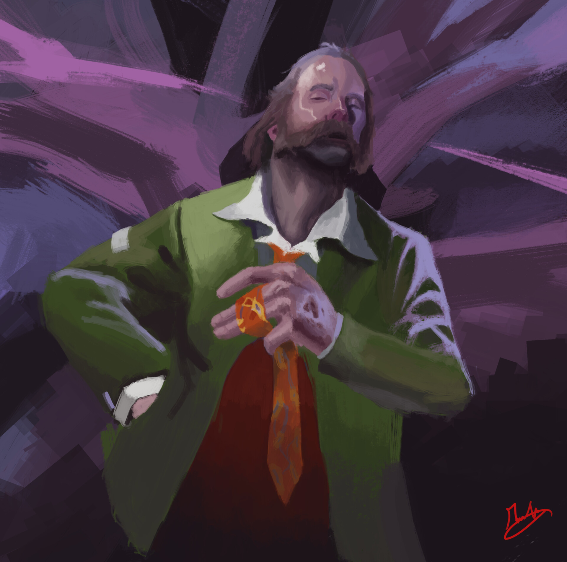 ArtStation - Disco Elysium Study - The detective