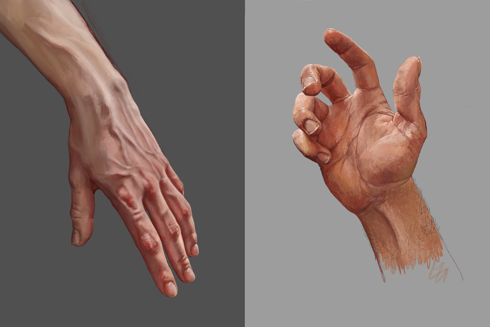 ArtStation - Two Hand Studies