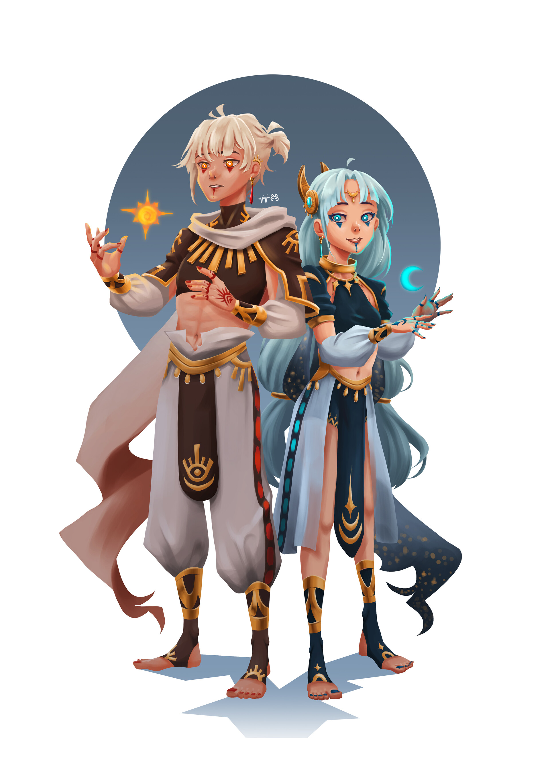 ArtStation - Sun & Moon