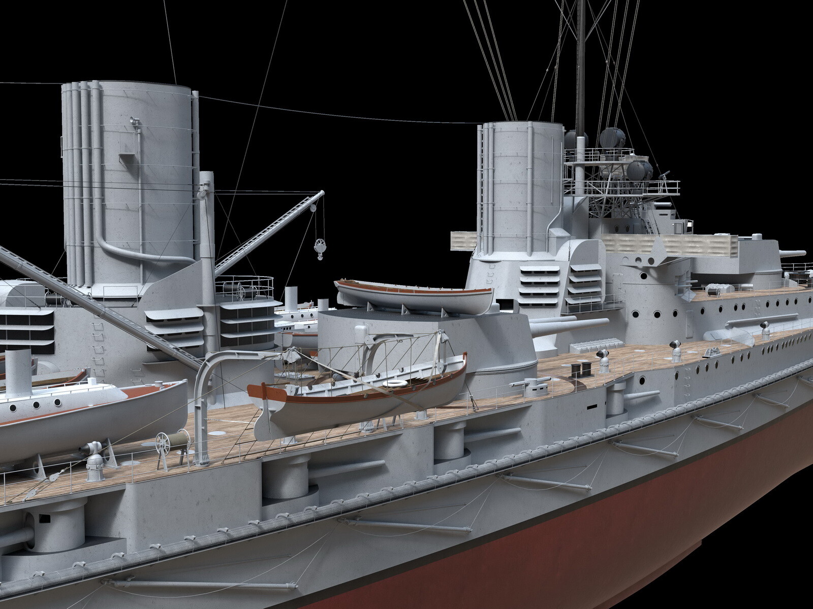 ArtStation - German battlecruiser SMS Von der Tann