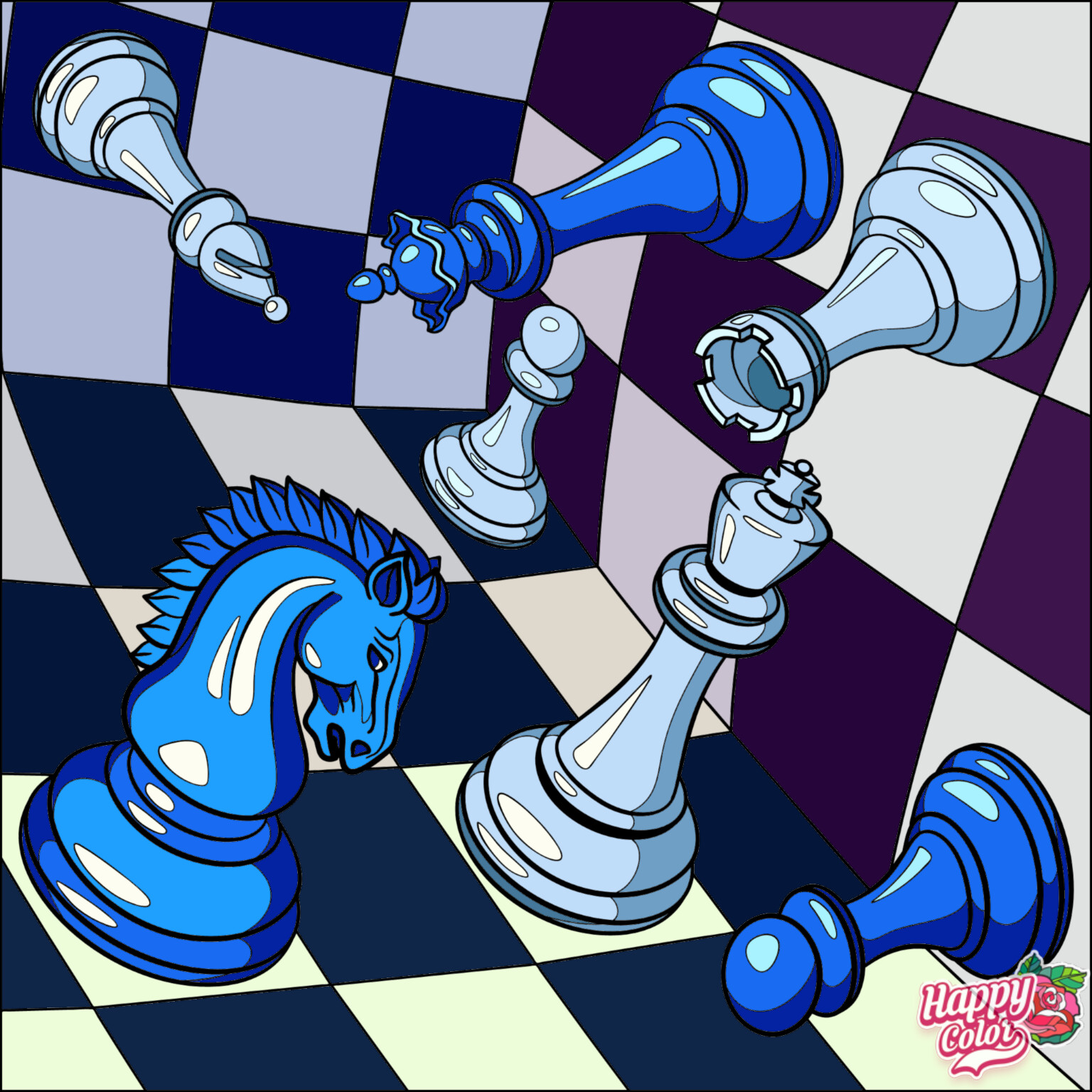 ArtStation - Chess game chess pieces board games tiny people playing ...