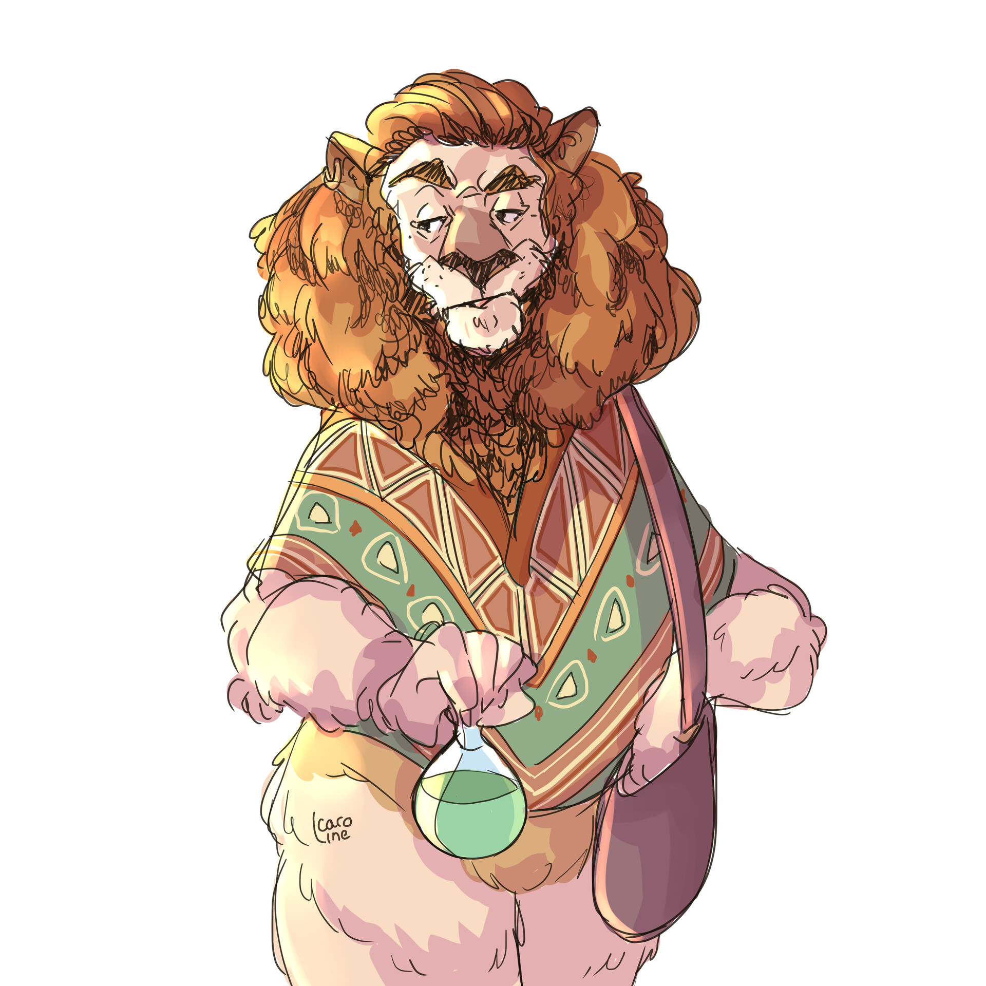 ArtStation - Lion wizard