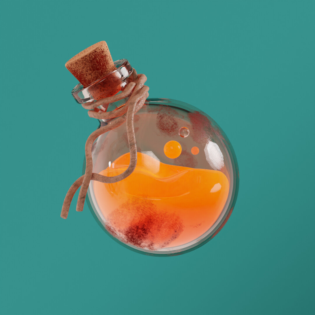 ArtStation - Magic flask 3D