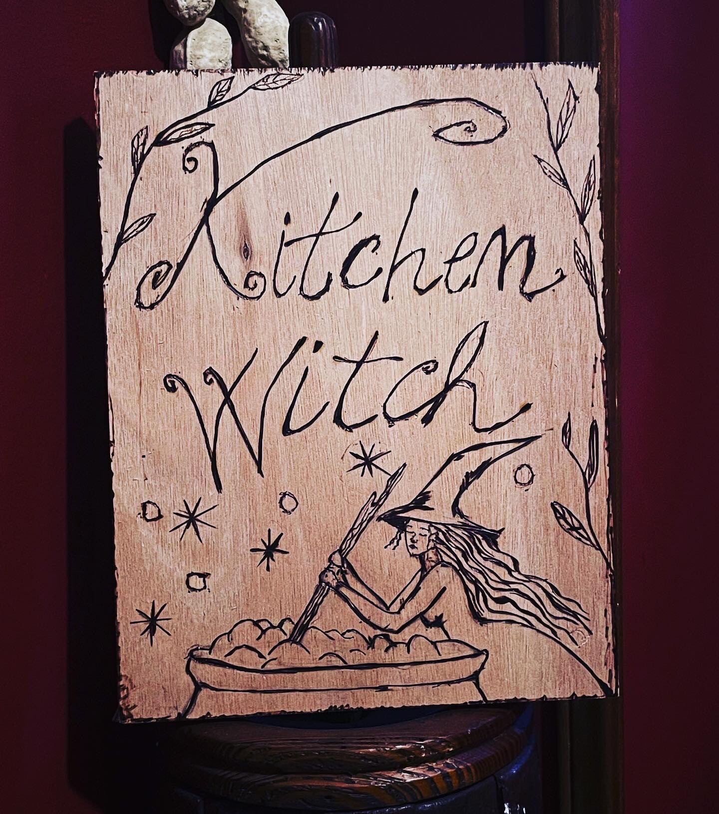 ArtStation - Kitchen Witch // Pyrography🔥