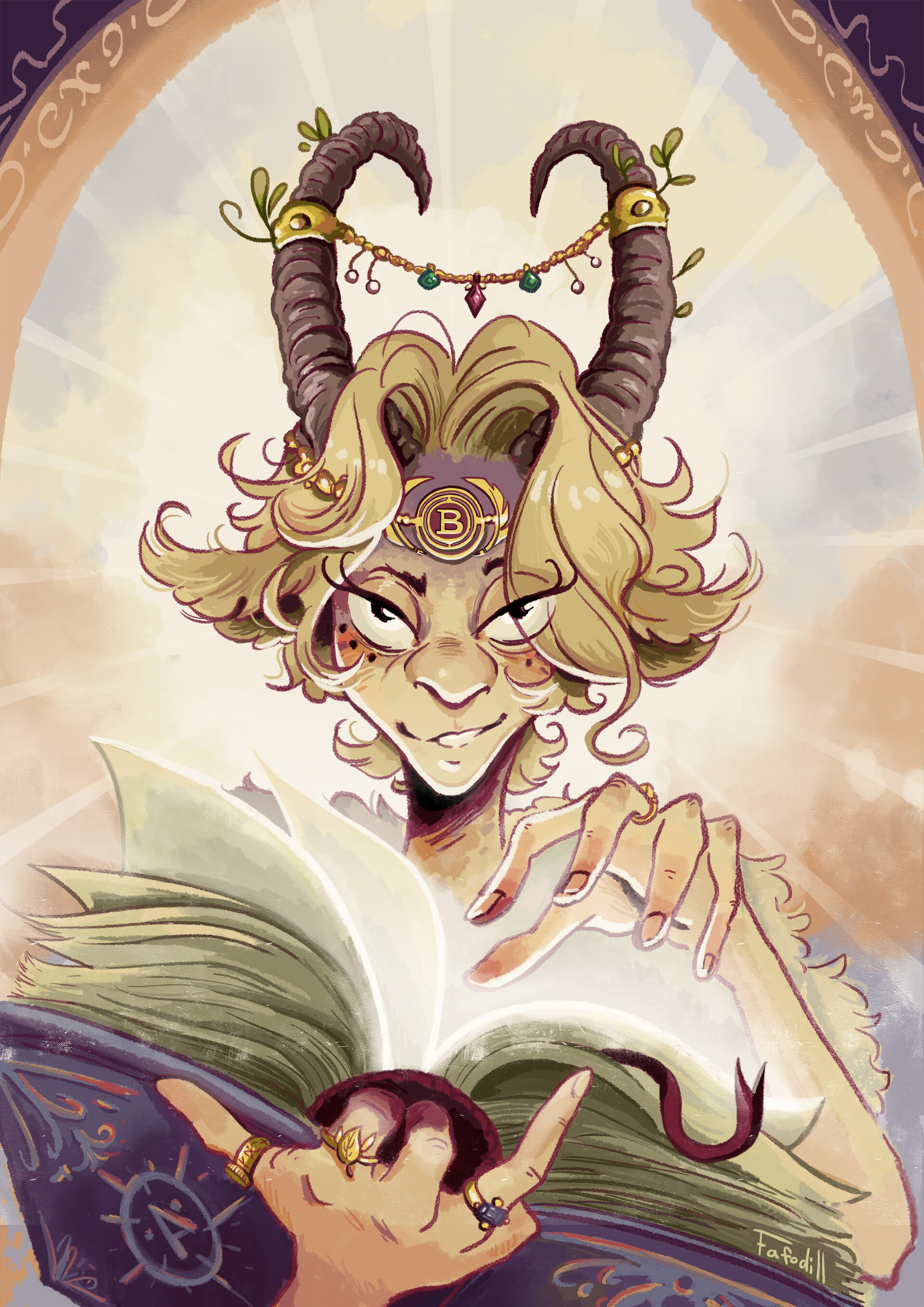 ArtStation - Magic Book of Faun