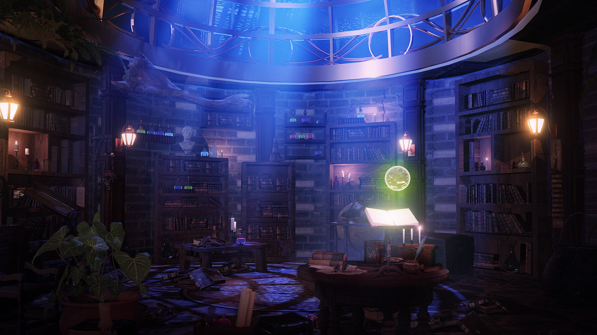 ArtStation - wizard's room